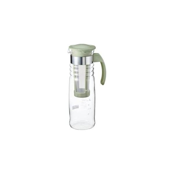 【取寄品 出荷：約5−9日 土日祝除く】水出し お茶ポット かご網つき 耐熱 ガラス ピッチャー