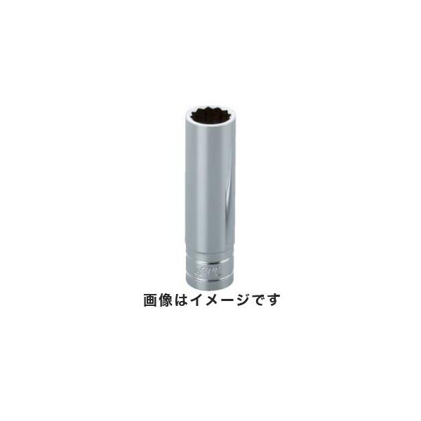 【取寄品 出荷：約5−9日 土日祝除く】KTC(KYOTO TOOL) 京都機械工具 9.5sq. ディープソケット (十二角) 19mm B3L-19W●口径部と差込角に応力の集中を防ぐことでボルト・ナットのエッジを傷めにくくし、より確実...