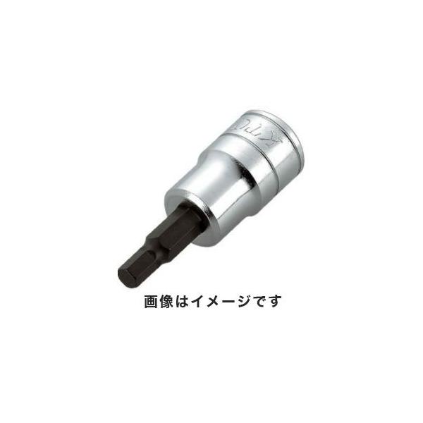 【取寄品 出荷：約5−9日 土日祝除く】【メール便6個まで対象商品】KTC(KYOTO TOOL) 京都機械工具 9.5sq. ショート ヘキサゴン ビットソケット 4mm BT3-04S●ビットの交換が可能です。詳細は適用表(PDF)をご...