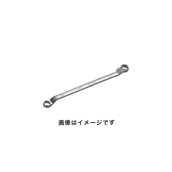 【取寄品 出荷：約5−9日 土日祝除く】【メール便3個まで対象商品】KTC(KYOTO TOOL) 京都機械工具 45°×6° ロング めがねレンチ 13×15mm M5-1315●口径部は応力の集中を防ぐことでボルト・ナットのエッジを傷め...