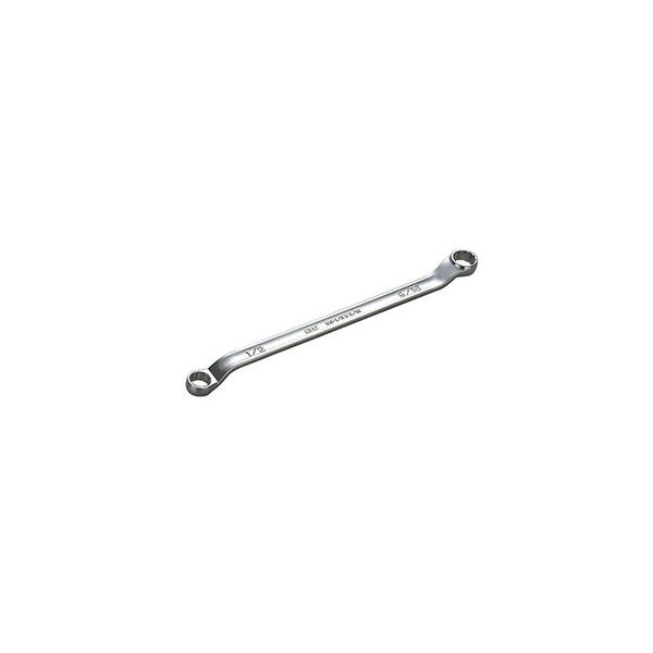 【取寄品 出荷：約5−9日 土日祝除く】【メール便3個まで対象商品】KTC(KYOTO TOOL) 京都機械工具 45°×6° ロング めがねレンチ 1/2×9/16inch M5-1/2X9/16●立ち上がり角は45°×6°を採用。オフセ...
