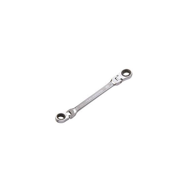 【取寄品 出荷：約5−9日 土日祝除く】【メール便6個まで対象商品】KTC(KYOTO TOOL) 京都機械工具 ラチェット めがねレンチ (両頭首振りタイプ) 10×12mm MR1A-1012F●両頭とも本締めが可能です。●送り角度5°...