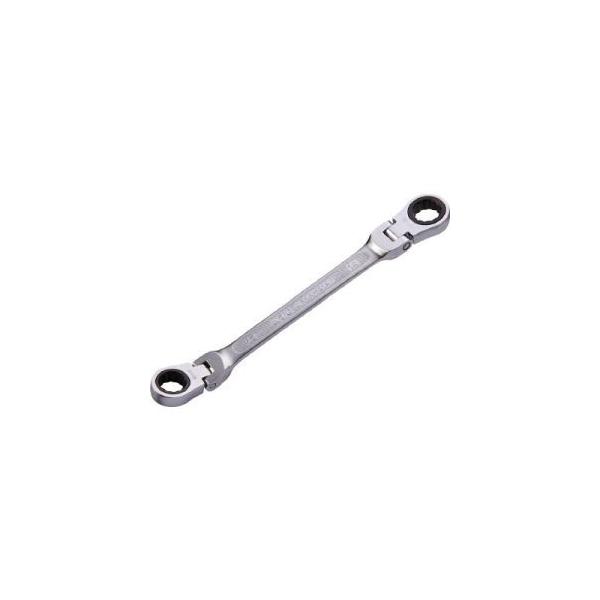 【取寄品 出荷：約5−9日 土日祝除く】【メール便6個まで対象商品】KTC(KYOTO TOOL) 京都機械工具 ラチェット めがねレンチ (両頭首振りタイプ) 12×14mm MR1A-1214F●両頭とも本締めが可能です。●送り角度5°...