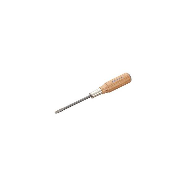 【取寄品 出荷：約5−9日 土日祝除く】KTC(KYOTO TOOL) 京都機械工具 木柄 ドライバ マイナス 貫通タイプ 8mm幅 MD-150●暖かみのある木の質感を生かした伝統的なドライバです。