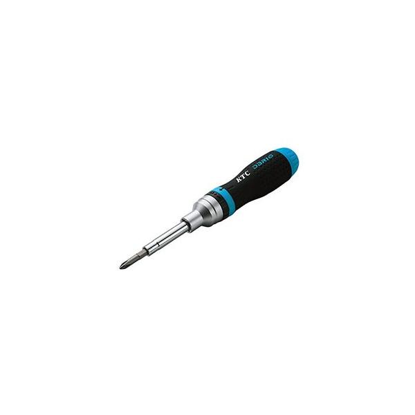 【取寄品 出荷：約5−9日 土日祝除く】KTC(KYOTO TOOL) 京都機械工具 ラチェットドライバ DBR16●先端ビット交換式のラチェットドライバです。●締め・緩めのラチェット操作および、ラチェットの固定により通常のドライバとしても...