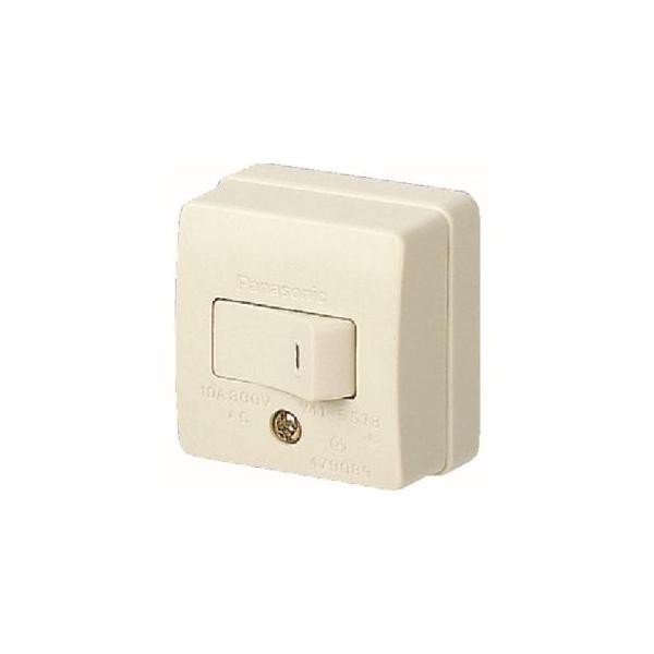 【取寄品 出荷：約5−9日 土日祝除く】パナソニック WS3001W 10A角型タンブラスイッチB 片切 Panasonic