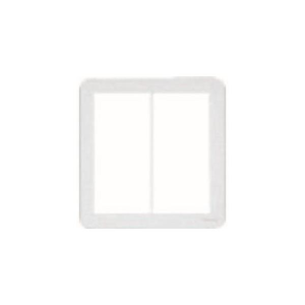 【取寄品 出荷：約5−9日 土日祝除く】【メール便2個まで対象商品】パナソニック WTC7102W コスモシリーズワイド21 スイッチプレート 2連用 ホワイト Panasonic