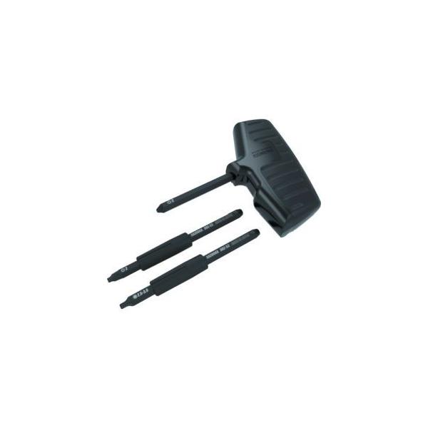 【取寄品 出荷：約2−6日 土日祝除く】回せなくなった皿ねじやキャップボルトなどを緩めることができるビット交換式ドライバーです。