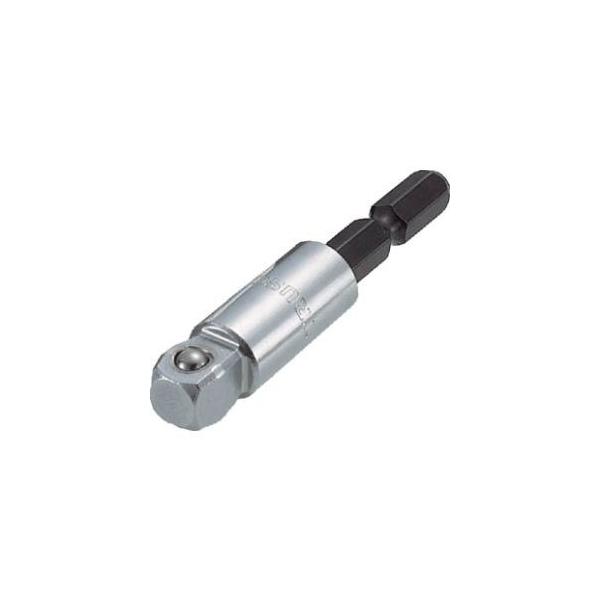 【取寄品 出荷：約2−6日 土日祝除く】【メール便6個まで対象商品】【特長】●電動ドライバーなどに取り付けて手動用ソケットが使用できます。●振り角度10°の首振りタイプです。●ストレートの状態でも使用可能です。●6角シャンク部(6.35mm...