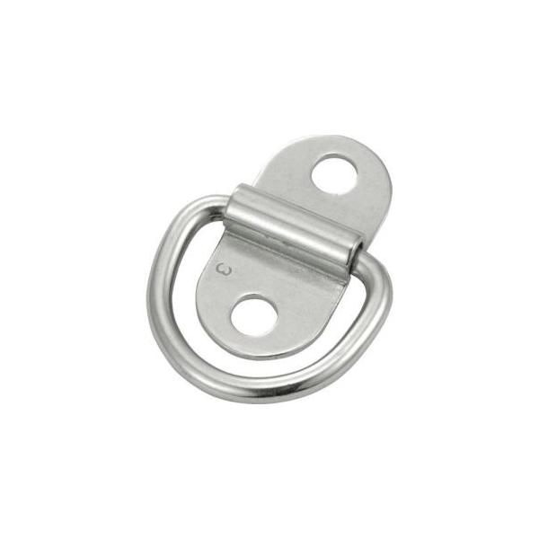 【取寄品 出荷：約2−6日 土日祝除く】【メール便6個まで対象商品】【特長】●リング部分が倒れるので、使用しない時は倒すと邪魔になりません。●使用時には簡単にロープ・ワイヤ・チェーンなどを通すことができます。【用途】●テントロープの端末処理...