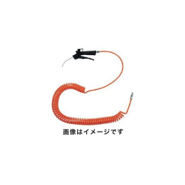 【取寄品 出荷：約2−6日 土日祝除く】【特長】●ガンとホースがセットになっており、そのまま使用できます。(カップリングプラグ付)●手元でのレバー操作で簡単流量調整できます。●エアの供給が上下どちらでも可能な万能型です。●折れぐせがつきにく...