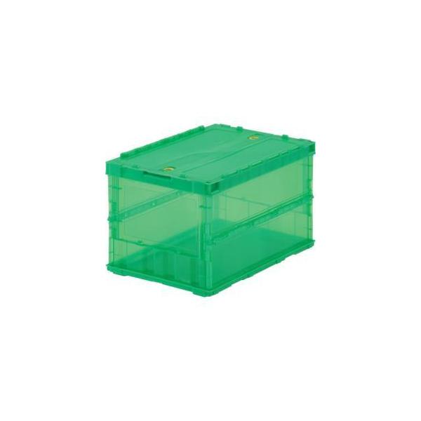 【取寄品 出荷：約3−7日 土日祝除く】中が透けて見えるため、コンテナの中身が判別しやすく、保管・管理に最適です。