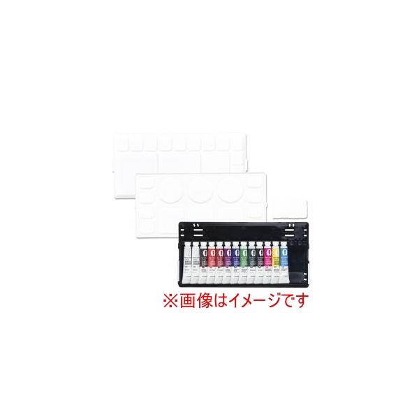 【取寄品 出荷：約5−9日 土日祝除く】25cm定規(別売)が収納できるケースに三原色を含む12色を収録しています