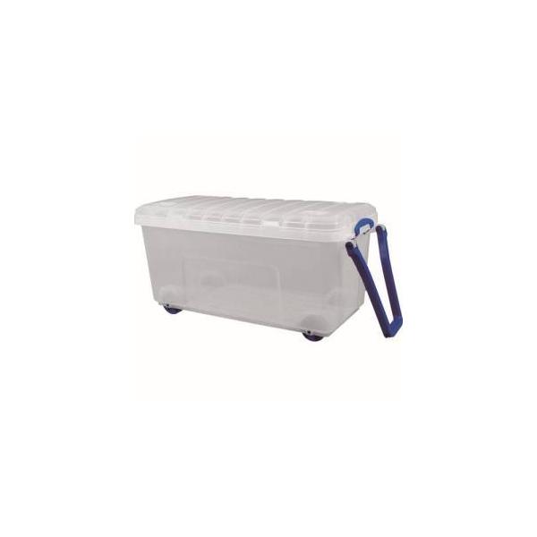 【取寄品 出荷：約2−6日 土日祝除く】非常に頑丈で壊れにくいイギリス製のキャスター付コンテナです。