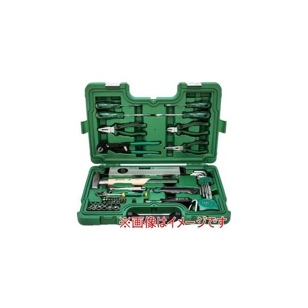 【取寄品 出荷：約2−6日 土日祝除く】建設やDIY作業で幅広く活躍する工具を厳選した56点セットです。