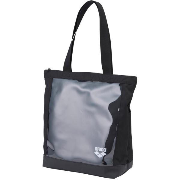 クリアルーム付きトートバッグ。クリア窓付きルームからウェアやIDカードなどが見えるようになっているので、中身を開けなくてもで自分の荷物の見分けが可能な仕様。参加人数の多い試合会場で自分の荷物を探すのに苦労しているマスターズスイマーにおススメ...