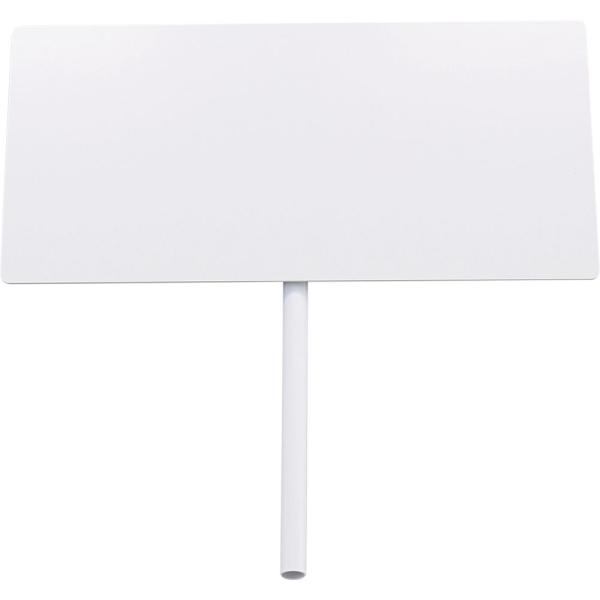 アルミ軽量板と樹脂パイプを組み合わせた軽量かつコンパクトタイプです。[商品詳細]●素材：アルミ軽量板（厚み３ｍｍ）、ハイゼックスパイプφ２．５×６０ｃｍ●重量：５５０ｇ●仕様：ホワイトボードの消し書きはできません。 。柄とボードの接続部はマ...