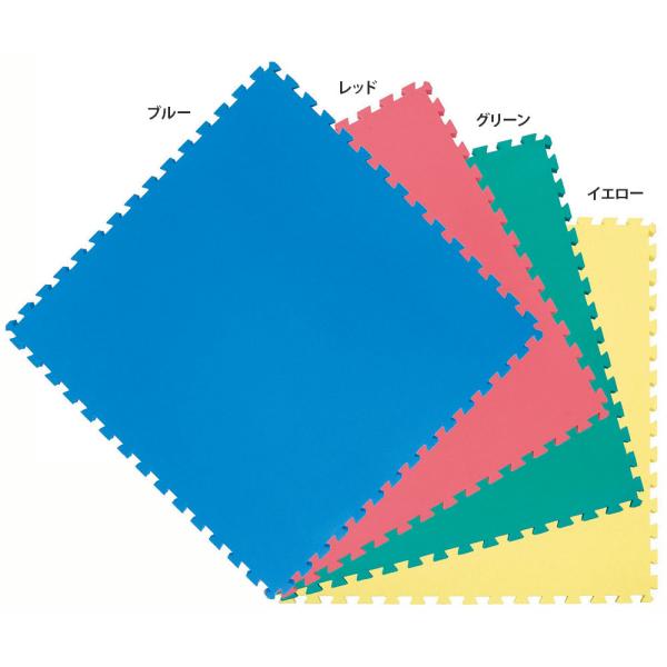 廉価版のＥＶＡ製のマットです。ポリエチレン製に比べて臭いが少なく、へたりにくいタイプです。[商品詳細]●素材：ＥＶＡ発泡体●仕様：入数：１組（４枚）●原産国：日本[ご注意]本商品は、個人宅住所には送品できません。送付先の宛名に企業、団体、学...