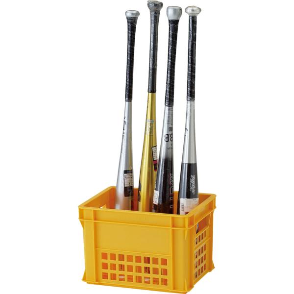 バットが１２本入るコンテナバット立てです。[商品詳細]●素材：ポリエチレン●サイズ：幅３０×奥行２９×高さ２５ｃｍ●重量：１．８ｋｇ●仕様：バットの入り数／１２本●原産国：日本[その他]各種伝票（見積書・納品書・請求書・領収書）は、オプショ...