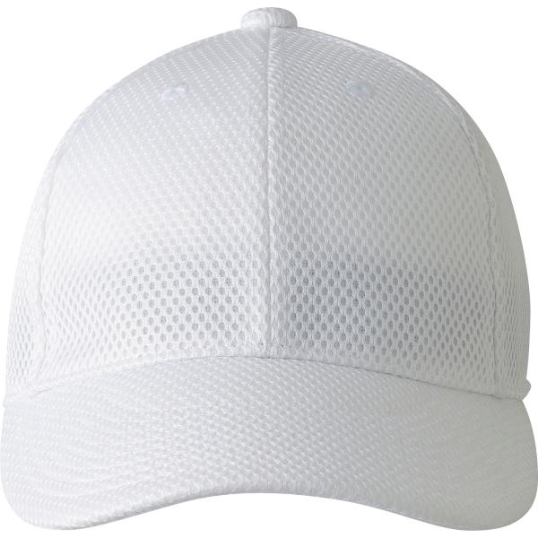 丸形の練習用帽子。インナーアジャスター付き。[商品詳細]●エアメッシュ(ポリエステル100%)●中国[納期について]出荷までに３〜５営業日（土・日・祝日を除く）頂戴しております。