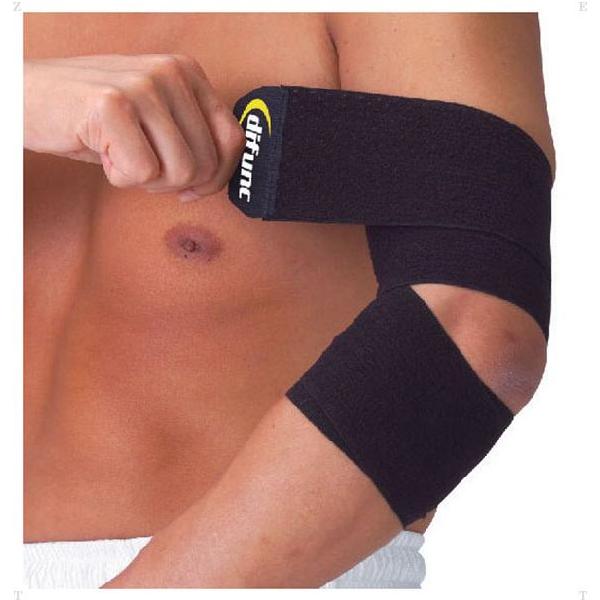 圧迫・固定用のテーピングサポーター。ラップ式で自由自在。薄くて、フィット性が高く、圧迫・固定・テーピング仕上げ・アイシング氷のう止めにも適しています。[商品詳細]●素材 : アクリル・ナイロン・ポリウレタン●サイズ：幅７，５×長さ１００ｃｍ...