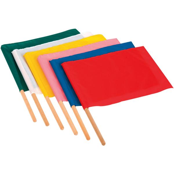 [商品詳細]●素材：旗／ポリエステル、柄／木●サイズ：旗／縦３５ｃｍ×横４５ｃｍ、柄／直径１．８ｃｍ×長さ５５ｃｍ●自重：５２０ｇ／組●内容：緑・白・黄・ピンク・青・赤、各色１本●原産国：日本[その他]各種伝票（見積書・納品書・請求書・領収...