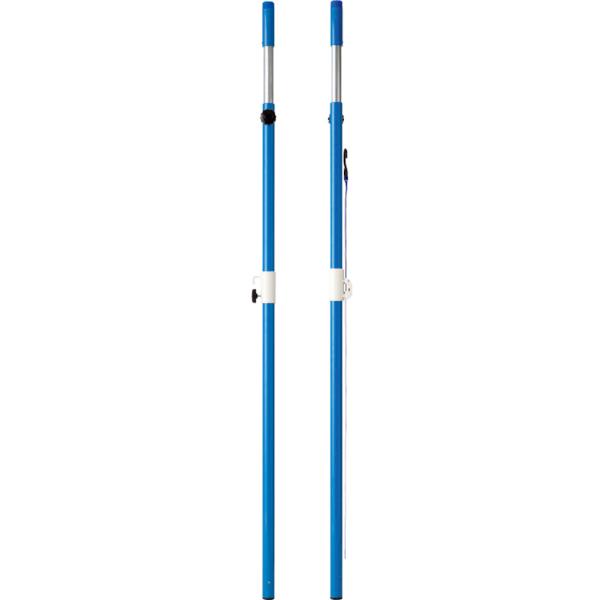 [商品詳細]●素材：直径４ｃｍスチール、肉厚３．５ｍｍ●サイズ：直径４ｃｍ×高さ１５５〜２２５ｃｍ（埋込部除く）、ヘッド部／樹脂●自重：１８ｋｇ／組●埋込部サイズ： 1 ／２５ｃｍ、２／２０ｃｍ、３／１５ｃｍ●仕様：無段階高さ調節（メジャー...