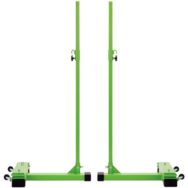 [商品詳細]●素材：直径３．４ｃｍスチール●サイズ：幅６５×奥行５５×高さ１５５ｃｍ●自重：７６ｋｇ／組●キャスター：直径５ｃｍキャスター付●付属品：おもり４枚付（約９．５ｋｇ／枚）●原産国：日本[その他]各種伝票（見積書・納品書・請求書・...