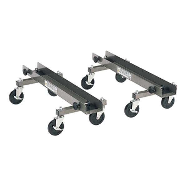 キャスター８個使用のため自由に運動場を移動することができます。対応ゴールポストの太さ６ｃｍ〜１２ｃｍまで、脱落防止用万力４個付[商品詳細]●サイズ：長さ１００×幅４０×高さ２５ｃｍ キャスター直径１２．５ｃｍ●素材：スチール製、焼付塗装（グ...