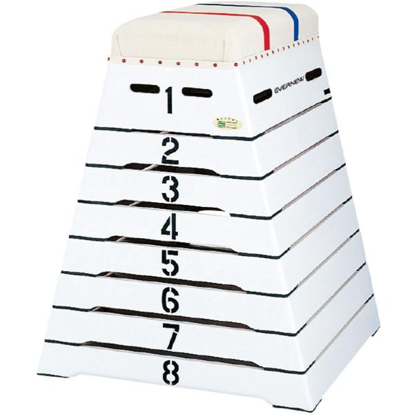 跳ぶ意欲が湧くカラータイプです。[商品詳細]●素材：上質ラワン材（防虫加工済）●サイズ：下幅８０（上幅３５）×奥行８０×高さ１００ｃｍ●自重：約３６ｋｇ●仕様：全段１ｃｍゴム付、指導ライン入り●日本教材備品協会安全基準適合品●原産国：日本[...