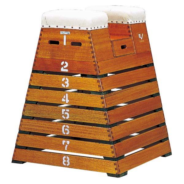 閉脚横飛びの感覚を養えます。センターの高さを３段階に変えられます。[商品詳細]●サイズ：下幅８０ｃｍ（上幅３５ｃｍ）×奥行８０ｃｍ×高さ１００ｃｍ（中心部７１ｃｍ・８０ｃｍ）●重量：約３５ｋｇ●材質：上質ラワン材（防虫加工済）●閉脚横飛び用...