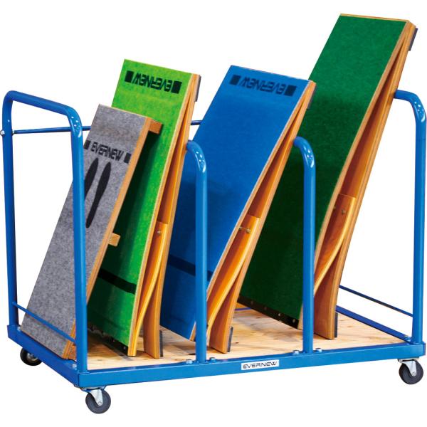 ロイター板を３台〜６台運搬可能です。[商品詳細]●素材：フレーム／直径３．１８ｃｍスチール、台車／合板●サイズ：長さ７７×幅１０６×高さ９０ｃｍ●自重：３７ｋｇ●キャスター：直径１０ｃｍキャスタ ー （ストッパー２個付）●積載荷重：１４７０...