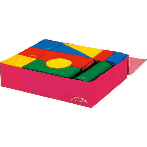 自由に組み合わせて遊ぶことから、きちんと片づける事までを提案した製品です。子どもたちは様々な形のブロックマットを自由に組み合わせ、遊び方を生み出す楽しさを体験できます。ビルドブロックマットは、ケースに収納するパズル的な要素も持たせてあります...