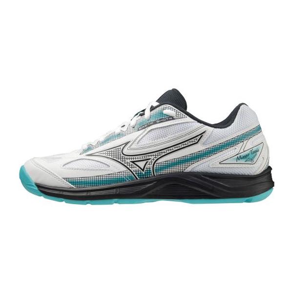 テニスを始めるなら、まずこの1足。見た目の高級感にさらなる磨きをかけたエントリーモデル。[商品詳細]●価格：￥7,700 (本体価格￥7,000)●品番：61GR2342●サイズ：20）22.5〜28.5cm●色展開：20/ホワイト×ネイビ...