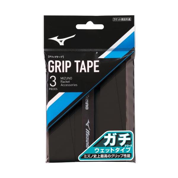 ミズノ史上、最高のグリップ性を持った定番モデルの3本入。ウェットタイプ。（旧品番：63JYA001）[商品詳細]●価格：￥1,012(本体価格￥920)●品番：63JYA301●サイズ：厚み0.6×幅25×長さ1200mm●色展開：01/ホ...