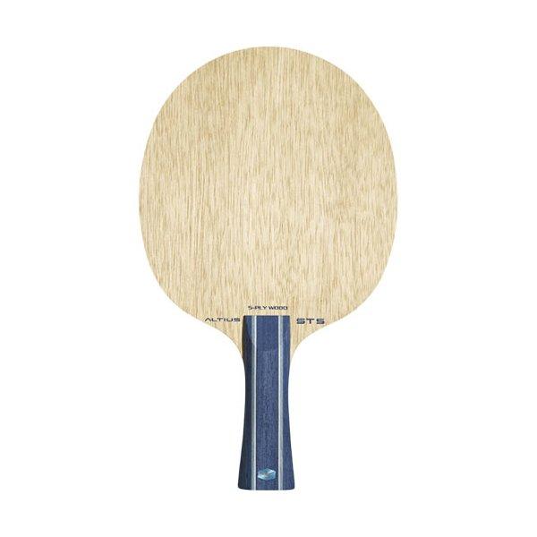 元日本代表坂本竜介氏プロデュース。飛びと軽さが特徴の5枚合板。シェーク（FL、ST）中国式ペン（CP）[商品詳細]●価格：￥7,150 (本体価格￥6,500)●品番：83GTT01127●サイズ：157×150mm、ブレード厚/5.9mm...