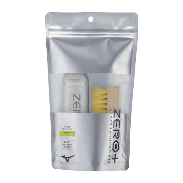 シューズシャンプーとウォッシングブラシがセットに。パッケージには「エコ素材」を採用。[商品詳細]●価格：￥1,980 (本体価格￥1,800)●品番：P1GZ010100●容量：シューズシャンプー/150ml（1足あたり3〜5ml）●香料：...