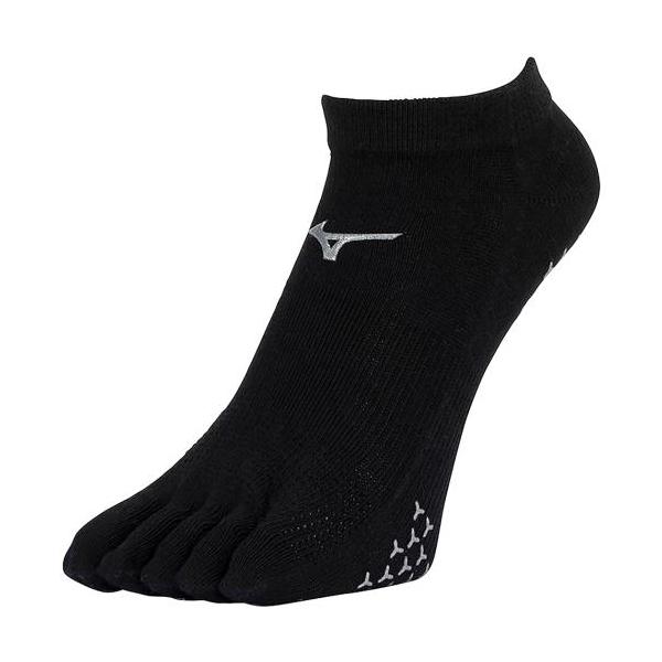 自己ベストを打ち破れ！陸上競技に適した滑り止め付の5本指アンクル丈ソックス。[商品詳細]●価格：￥1,540 (本体価格￥1,400)●品番：U2MXB013●サイズ：23-25、25-27、27-29●色展開：01/ホワイト09/ブラック...