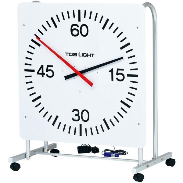 アルミフレームスポーツタイマー。プール等水周りの使用に対応しています。[商品詳細]●素材：主材／アルミ３０ｍｍ丸、３０ｍｍ角パイプ、キャスター／樹脂キャスター５ｃｍ、文字盤／発泡塩ビ９００×９００ｍｍ●サイズ：幅９０×奥行き６０×高さ１１０...