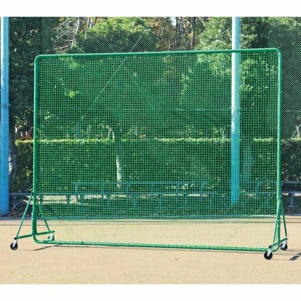 移動の簡単な大型１２５ｍｍキャスター、スチールストロングタイプ。[商品詳細]●サイズ：３×４ｍ×奥行１５３ｃｍ●重さ：５４ｋｇ●材質：主材／スチール４２．７ｍｍ、肉厚２．３ｍｍの軟・硬式野球用ストロングタイプ、ネット／ポリエチレン４４０Ｔ／...