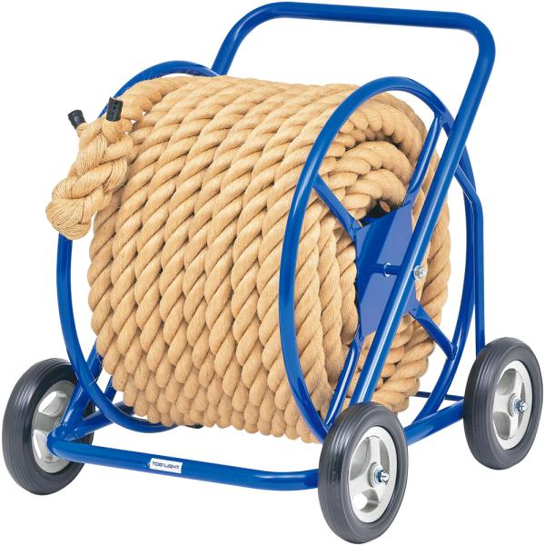 [商品詳細]●素材：スチール３４ｍｍ●サイズ：幅７６×奥行８０×高さ８４ｃｍ●重量：２２ｋｇ●仕様：キャスター２５ｃｍ綱引きロープは別売です。移動しやすい大型２５ｃｍノーパンクタイヤ仕様４５ｍｍロープ５０ｍ巻取例[その他]各種伝票（見積書・...