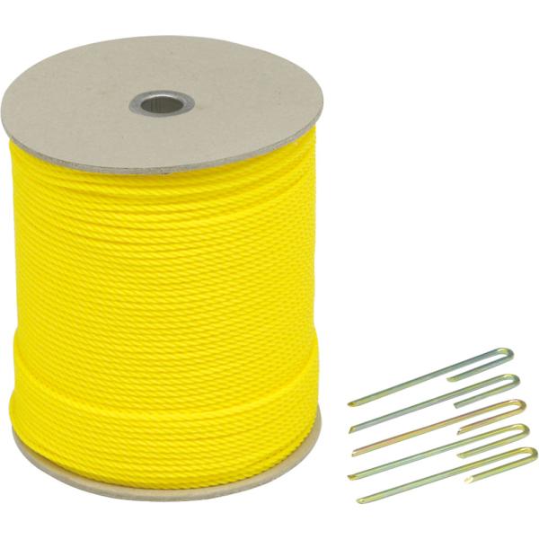 [商品詳細]●サイズ：３ｍｍ×３００ｍ●材質：ポリエチレン●カラー：黄●クイ：Ｇ１２３７付（１００本）[その他]各種伝票（見積書・納品書・請求書・領収書）は、オプションにてご指示下さい。[納期について]発送までの目安：５〜２０営業日（土日祝...