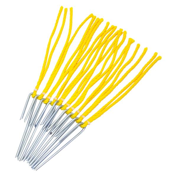 こちらの商品は返品、交換はお受けしかねますのでご了承ください。[商品詳細]●同色１０本１組●重さ：約２４０ｇ／組●サイズ：ポリエチレンロープ／５ｍｍ×２０ｃｍ、クイ／４ｍｍ×１５ｃｍ●台湾製[その他]各種伝票（見積書・納品書・請求書・領収書...