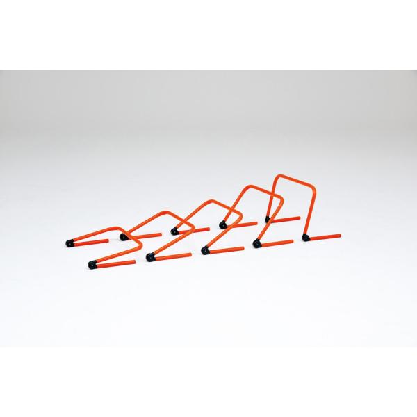 一目で高さが変えられる５段階調節式。簡単に素早く高さが変えられるので、幅広いトレーニングに使用可能。[商品詳細]●素材：ＰＶＣ●サイズ：幅４５×高さ５段階調節式（１０・１５・２０・２５・３０ｃｍ）●重量：３８０ｇ／台●内容：５台１組●原産国...