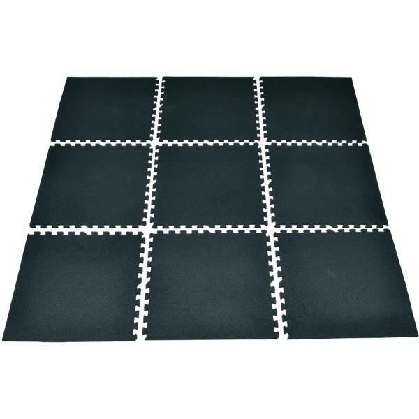 バーベルやトレーニングマシン使用時の衝撃緩衝に効果的です。[商品詳細]●素材：再生ゴム●サイズ：６０×６０×厚さ１ｃｍ●重さ：約４ｋｇ●再生ゴム使用品のため、サイズに多少の個体差がございます。●１枚●原産国：台湾[ご注意]本商品は、個人宅住...