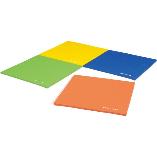 マット運動、床運動、ストレッチマット等幅広くご使用頂けます。[商品詳細]●サイズ：９０×９０×４ｃｍ●重さ：２ｋｇ●素材：外被／抗菌ターポリン（抗菌・防炎加工済）、芯材／ポリエチレンフォーム●抗菌、防炎、防水、軽量、連結、裏面すべり止め、●...