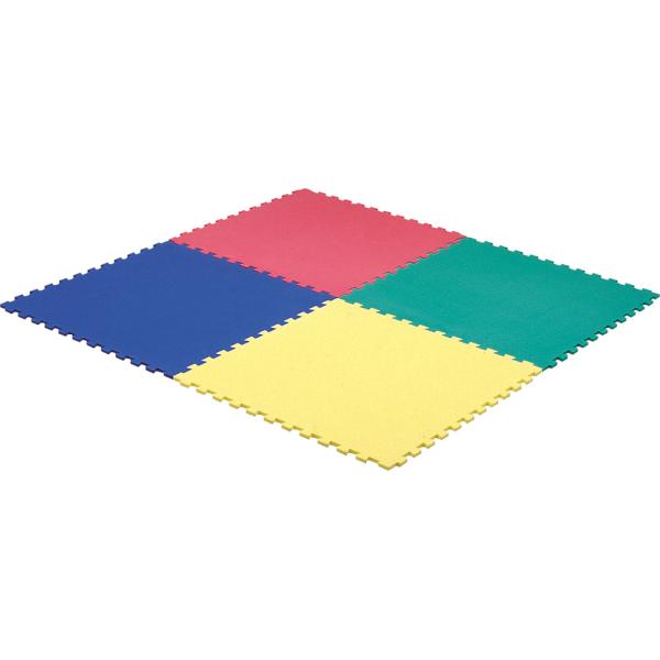 ポリエチレン発泡体スタンダードタイプ、クッション性に優れ、軽体操、遊戯に適しています。[商品詳細]●４枚１組カラー（青、緑、赤、黄）●サイズ：１００×１００×１．５ｃｍ（枚）●重さ：約４ｋｇ／組●素材：ポリエチレン●別売の同色４枚１組セット...