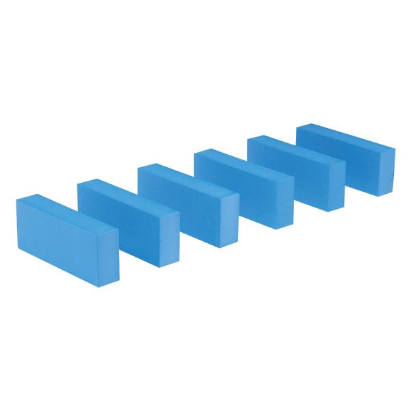 バランス能力・歩行能力などを検査、確認します。（１０Ｍ障害物歩行）[商品詳細]●サイズ：幅１０×奥行５０×高さ２０ｃｍ●重さ：４ｋｇ／組、１２個１組●素材：ポリエチレンフォーム[その他]各種伝票（見積書・納品書・請求書・領収書）は、オプショ...