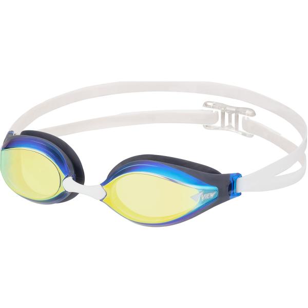 飛び込みやターン時にもずれにくい高密着タイプのミラータイプクッション付レーシングゴーグル。[商品詳細]●レンズ/ポリカーボネート、ストラップ/シリコーン、鼻ベルト/エラストマー、パッド/エラストマー●UVカット、選べる鼻ベルト、くもり止め1...