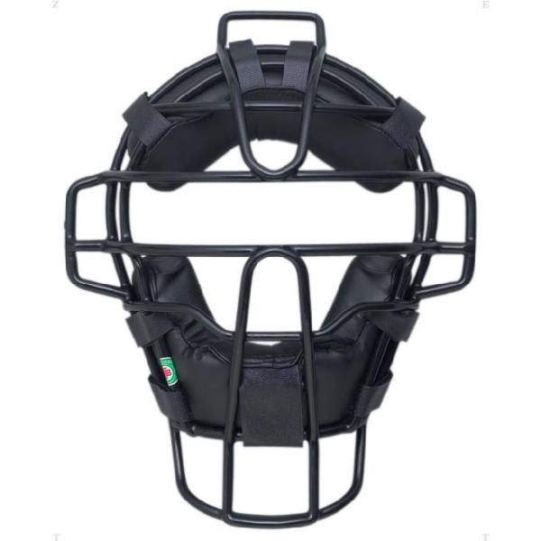 少年軟式野球用のアンパイアマスクです。ＳＧ基準対応品。[商品詳細]●素材：中空鋼●重量：約６０５ｇ●生産国：日本製●固定スロートガード付●Ｃ号ボール（少年軟式）対応[納期について]出荷までに３〜５営業日（土・日・祝日を除く）頂戴しております。